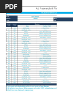 Monthly Tour Program | PDF