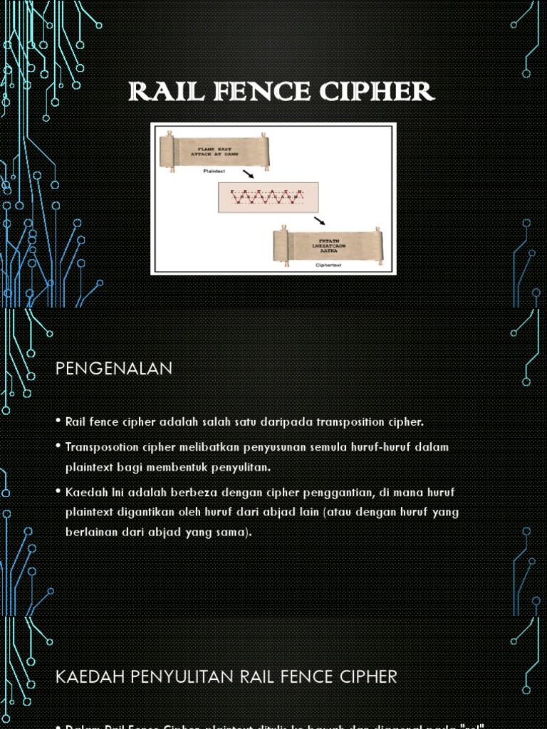 Rail Fence Cipher | PDF