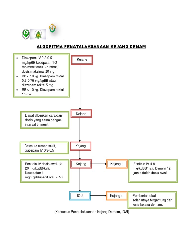 Algoritma Penatalaksanaan Kejang Demam | PDF