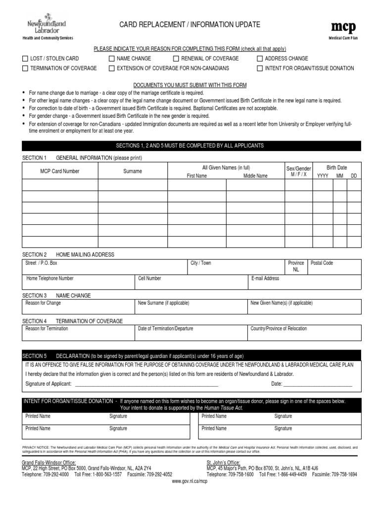Public Services Form New MCP | Download Free PDF | Birth Certificate ...
