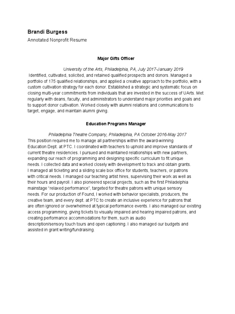 Brandi Burgess Resume Editedfinal | PDF | Autism | Inclusion (Education)