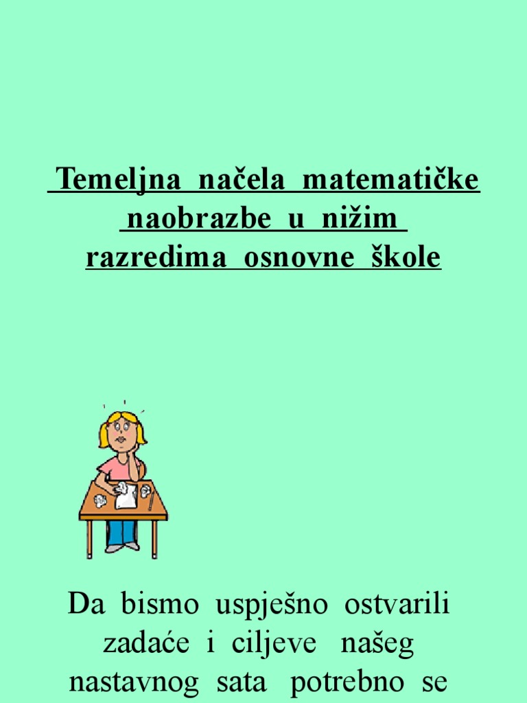 Nacela Nastave Matematike | PDF