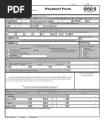 BIR Form No. 0605 | PDF | Taxes | Payments
