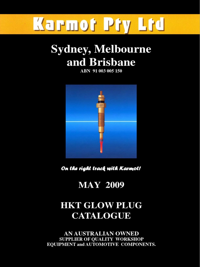 HKT Glow Plug Catalog | PDF | Contractual Term | Invoice
