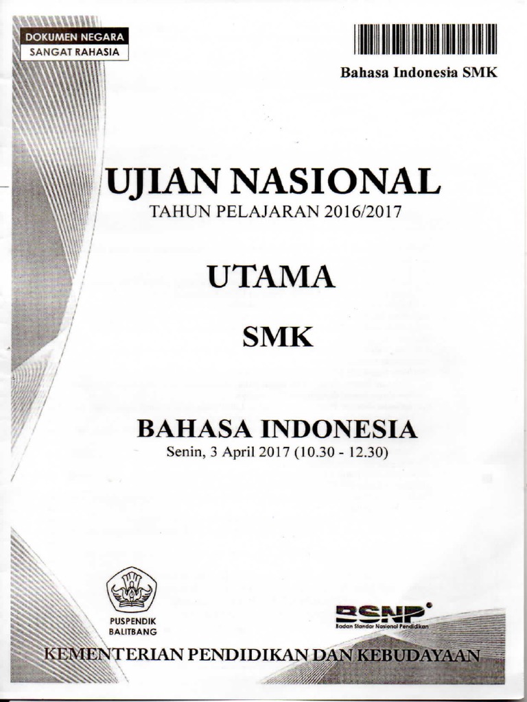Soal Indo Un SMK | PDF