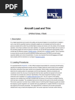 GOM - Load Control | PDF | Aircraft | Airlines