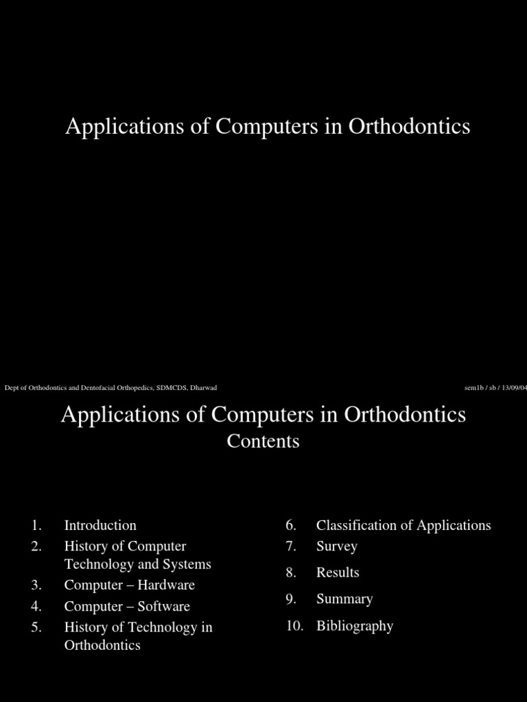 Computers in Orthodontics PDF | PDF | Computer Aided Design | Computer ...