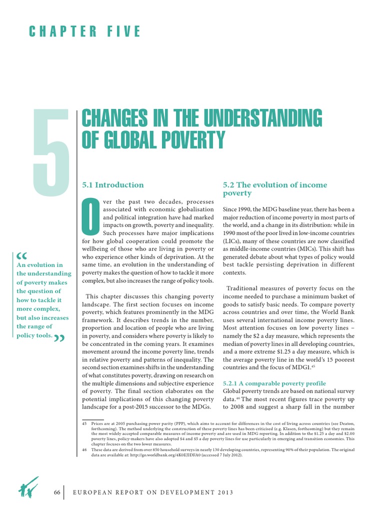 Changes in The Understanding of Global Poverty | PDF | Poverty ...