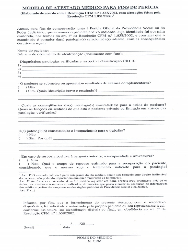 Modelo de Relatorio Médico Detalhado