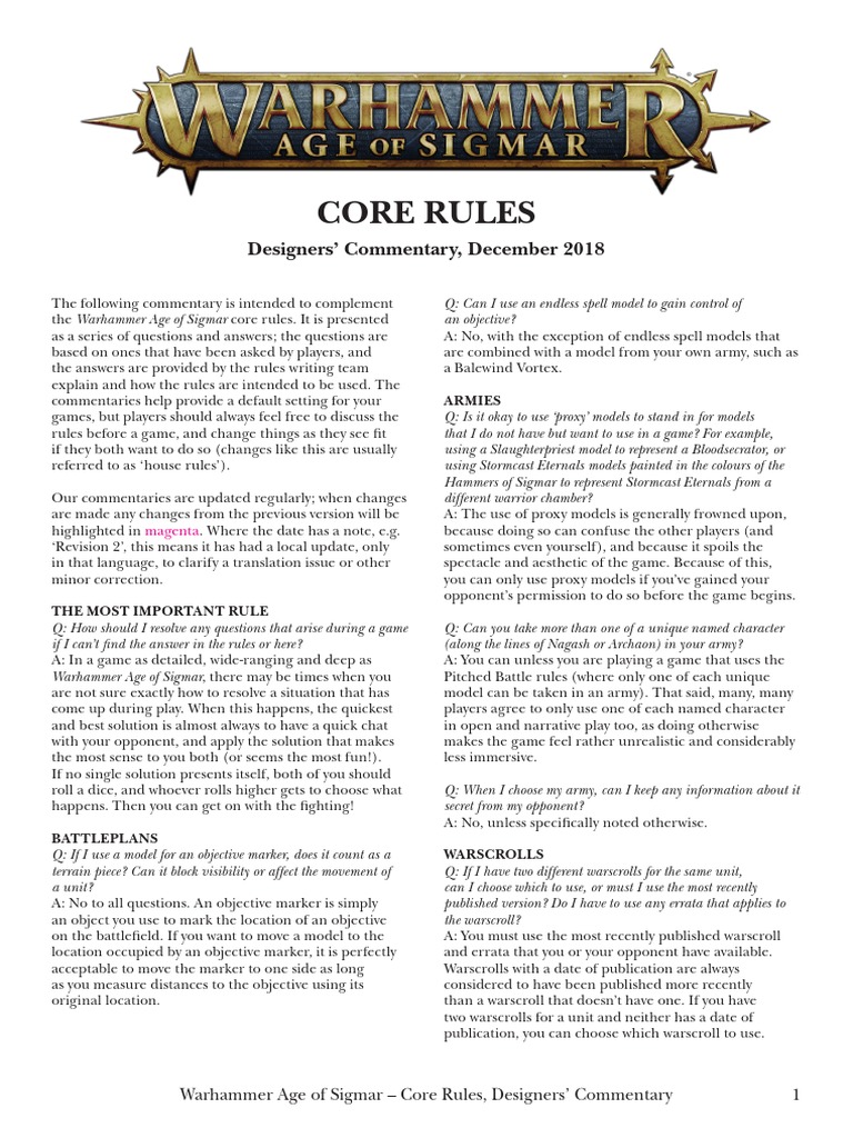 Core Rules and Bases Sizes en | PDF | Leisure