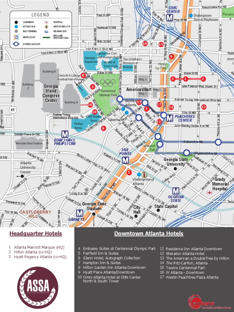 Downtown: Georgia World Congress Center Americasmart | PDF | Atlanta