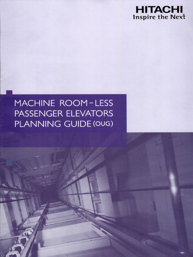 Hitachi Elevator Planning Guide PDF | PDF