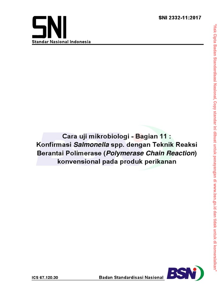 Uji Salmonella | PDF