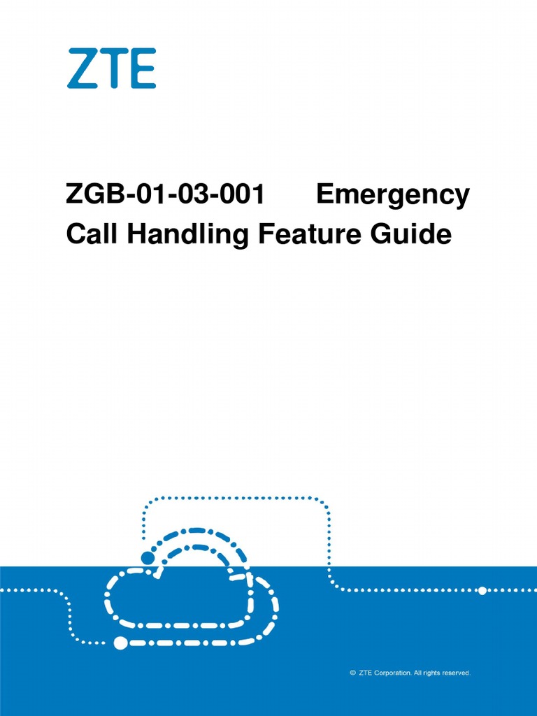 GERAN ZGB-01!03!001 Emergency Call Handling Feature Guide | PDF ...