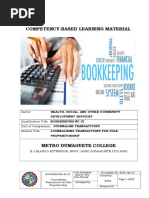 CBLM - Bookkeeping NC III (Aporbo, J) | PDF | Expense | Bookkeeping