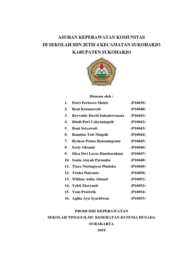 Asuhan Keperawatan Komunitas | PDF | Pengembangan Diri | Gaya Hidup