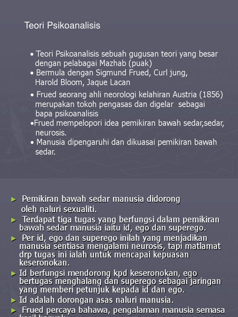 K00365 - 20181114071008 - Teori Psikoanalisis | PDF