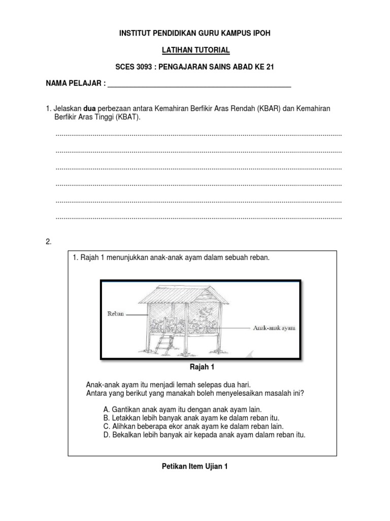 Latihan Tutorial | PDF