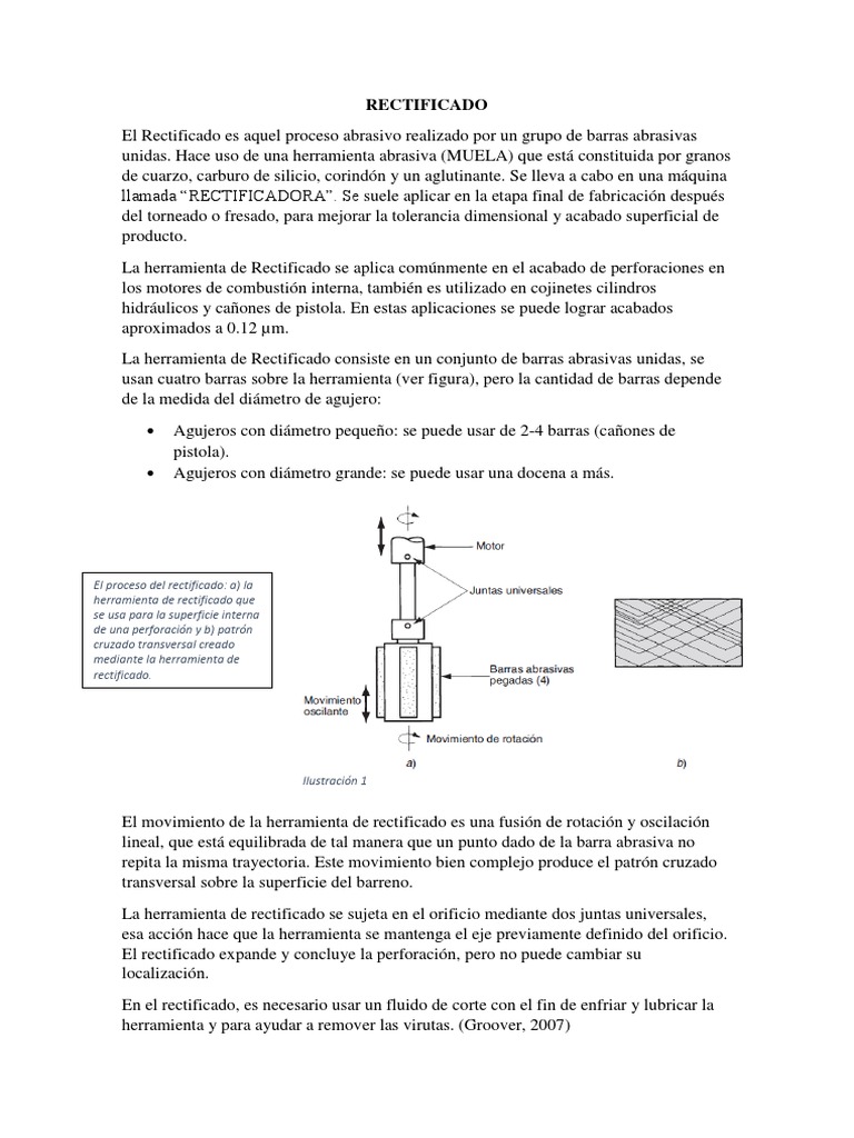 RECTIFICADO | PDF | Abrasivo | Diamante