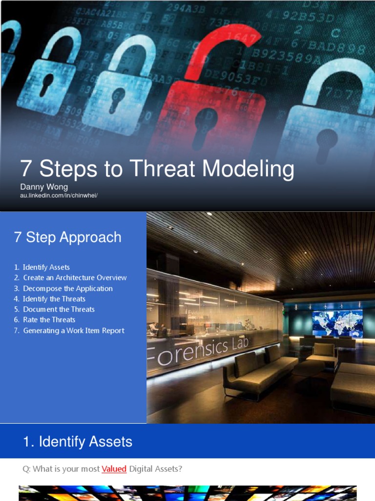 7 Steps To Threat Modeling: Danny Wong | PDF | Denial Of Service Attack ...