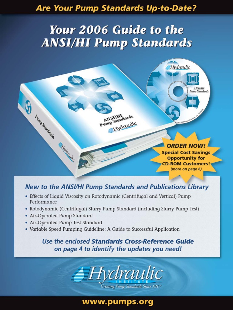 Ansi Hi Pumps Standards 2006pdf PDF | PDF | Pump | Viscosity