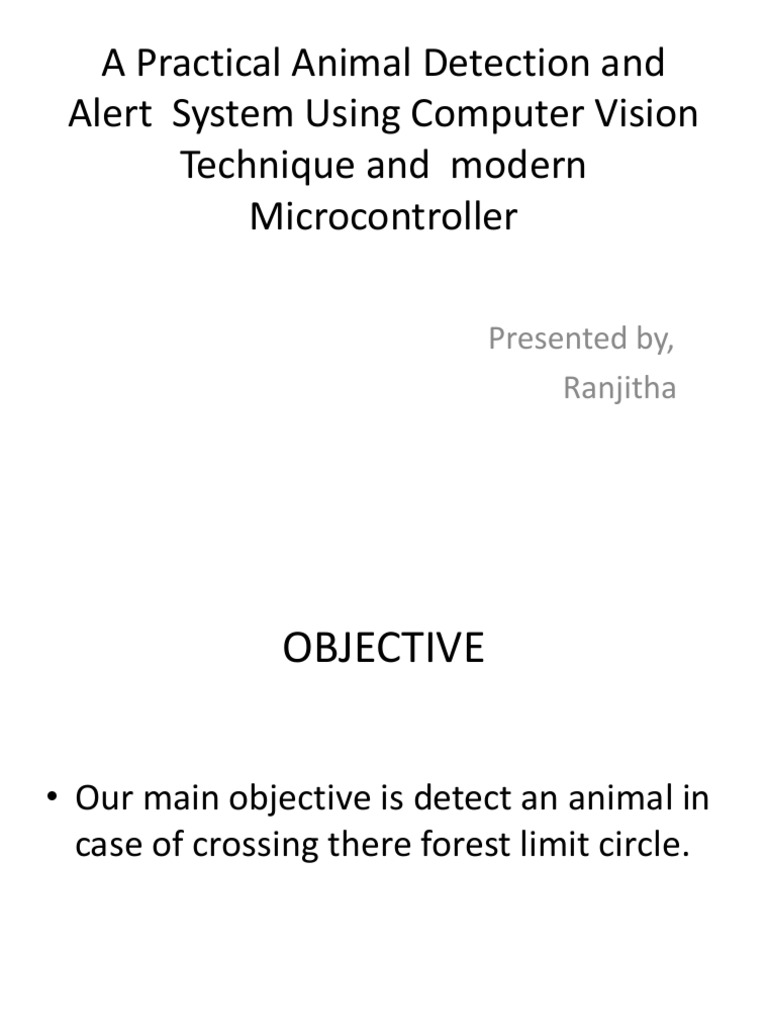 Animal Detection | PDF