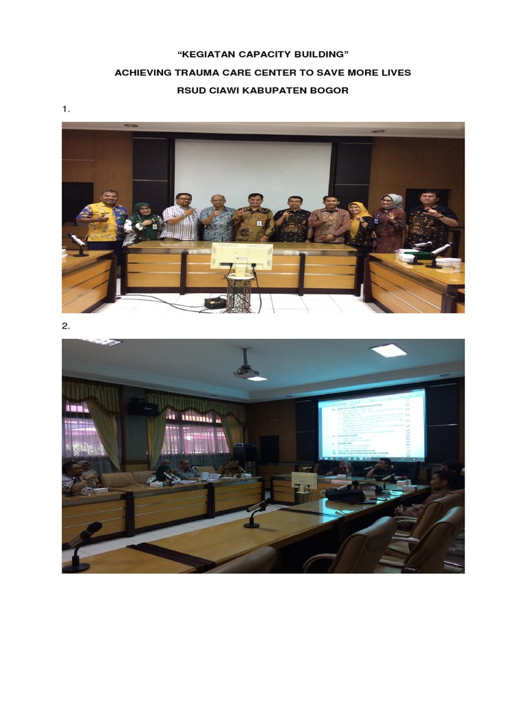 Foto Kegiatan Capacity Building Rs | PDF