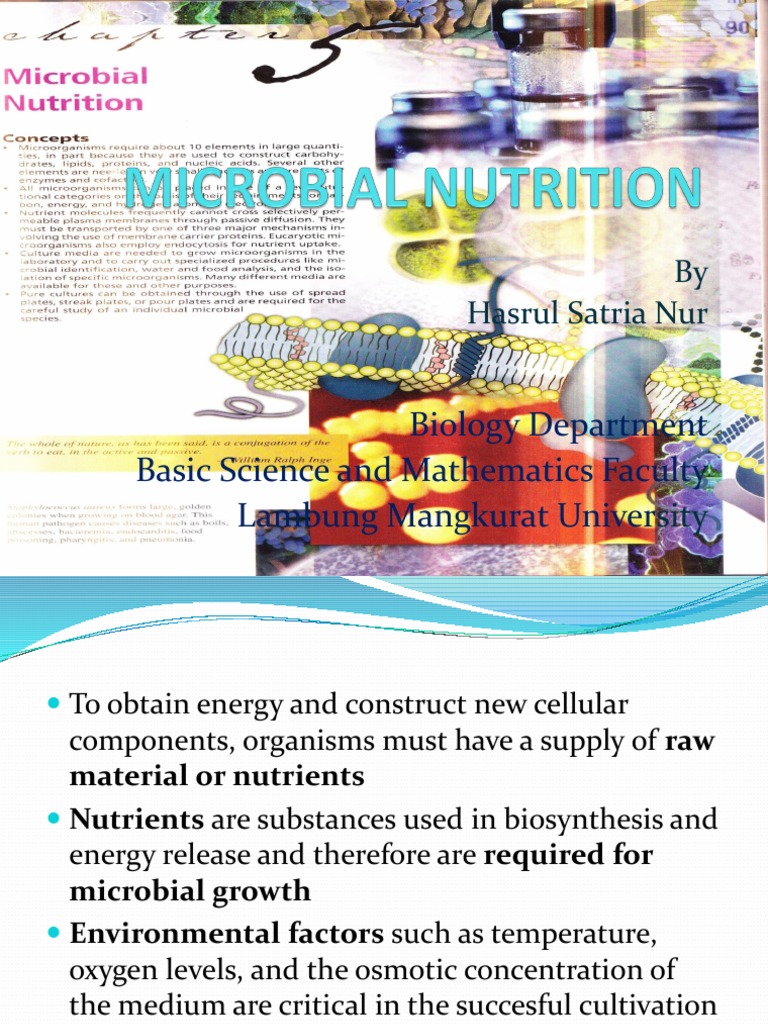 Microbial Nutrition Rev240215 | PDF | Growth Medium | Cell Membrane