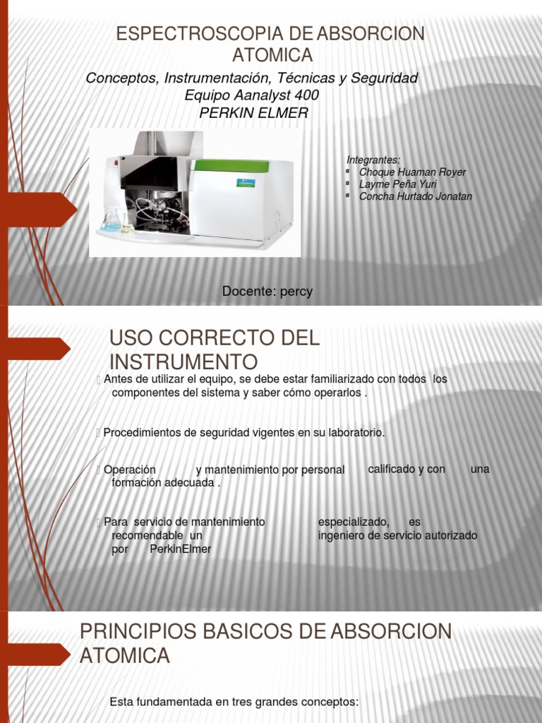 Absorcion Atomica | PDF | Espectroscopía de absorción atómica ...