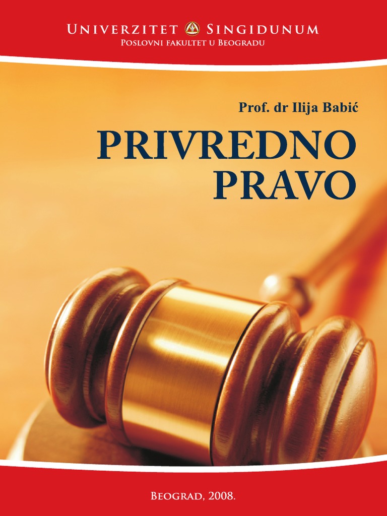 US - Privredno Pravo PDF | PDF