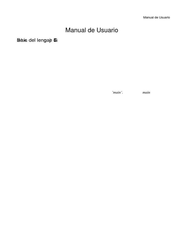 Manual Usuario Informix 4gl | PDF | SQL | Lenguaje de programación