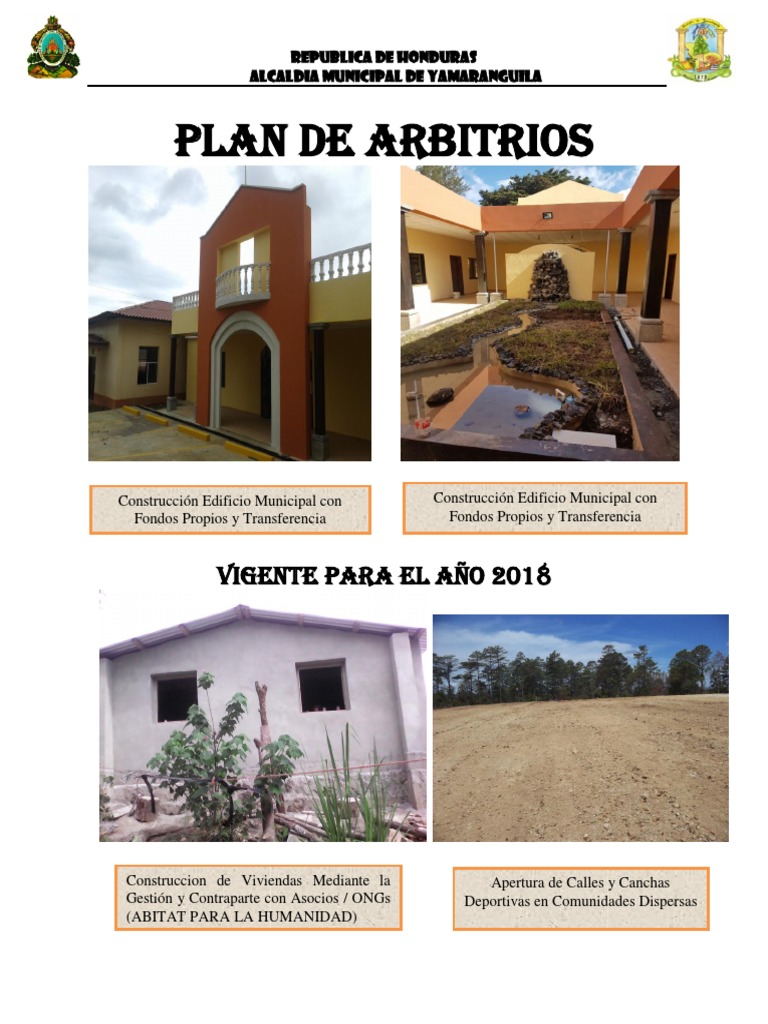 Plan de Arbitrios 2018 | PDF | Impuestos | Pensión