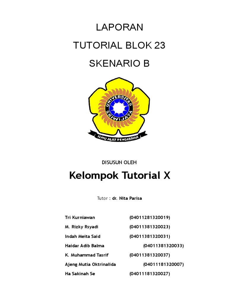 Laporan Tutorial Skenario B Blok 23 2015 | PDF | Kesehatan Holistik