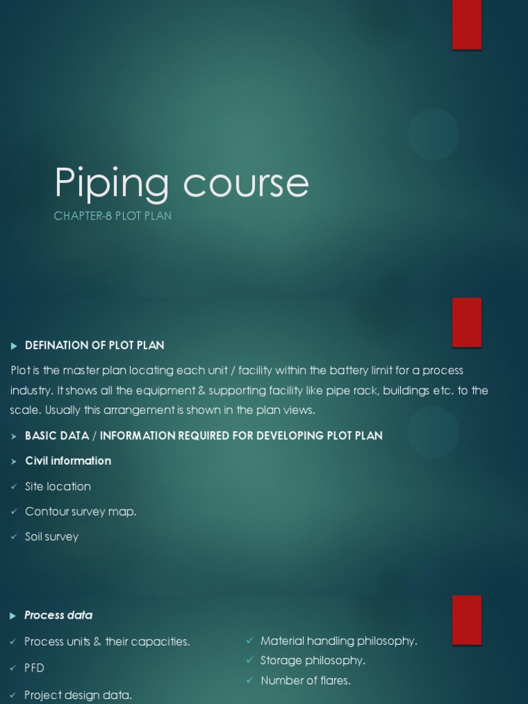 Piping Plot Plan and Layout Engineering | PDF | Warehouse | Wound
