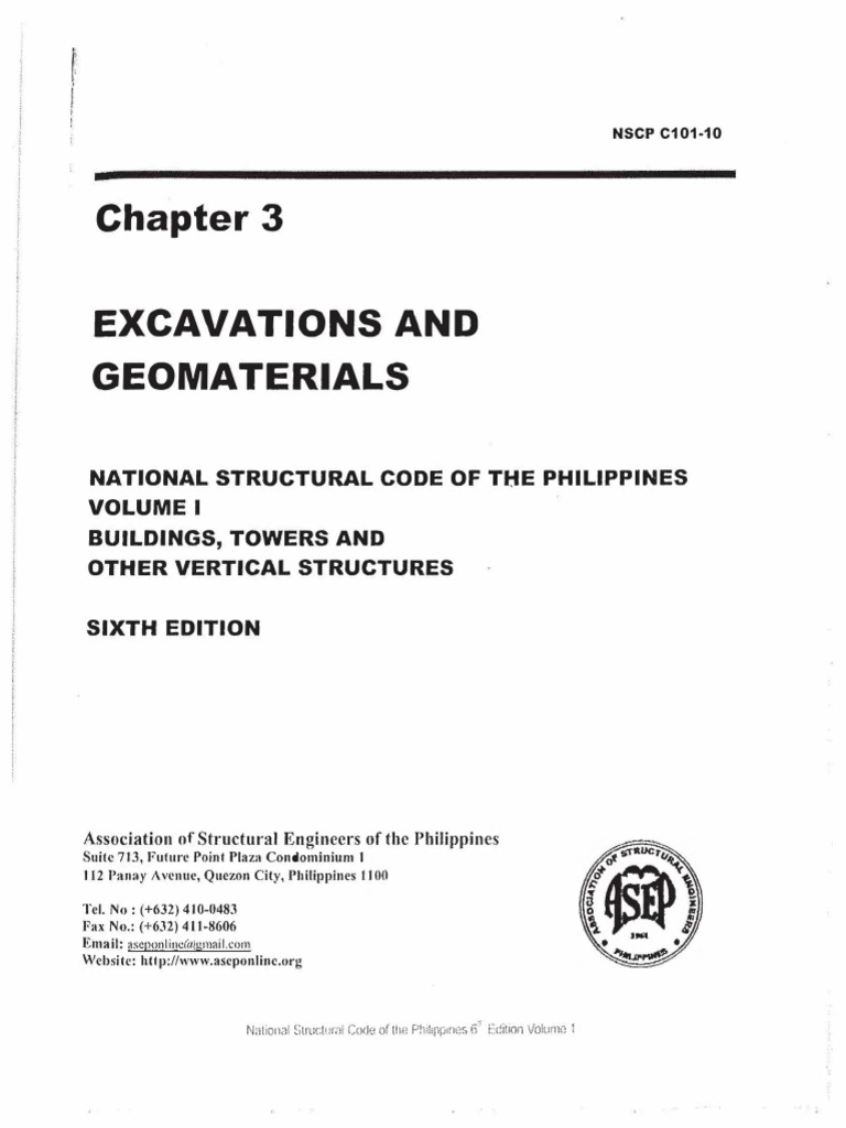 NSCP (2010) - Chapter 3 | PDF | Deep Foundation | Geotechnical Engineering