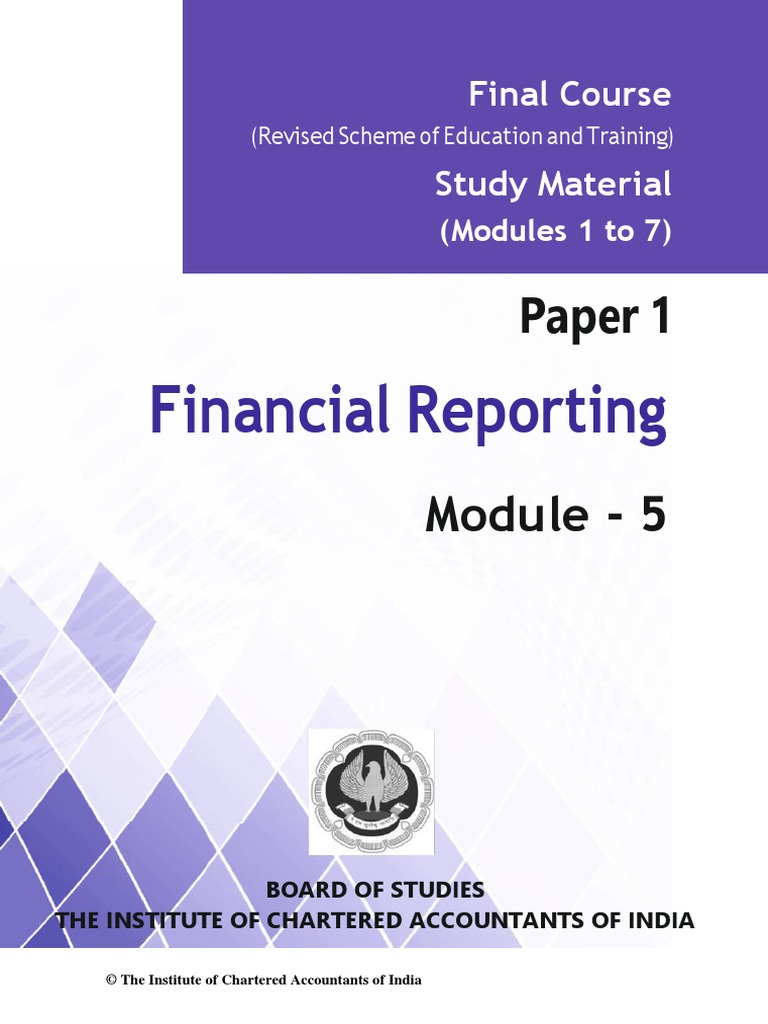 Module 5 FR | PDF | Subsidiary | Financial Statement