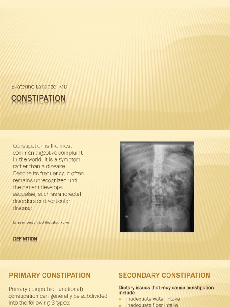 Constipation: Ekaterine Labadze MD | Download Free PDF | Constipation | Hemorrhoid
