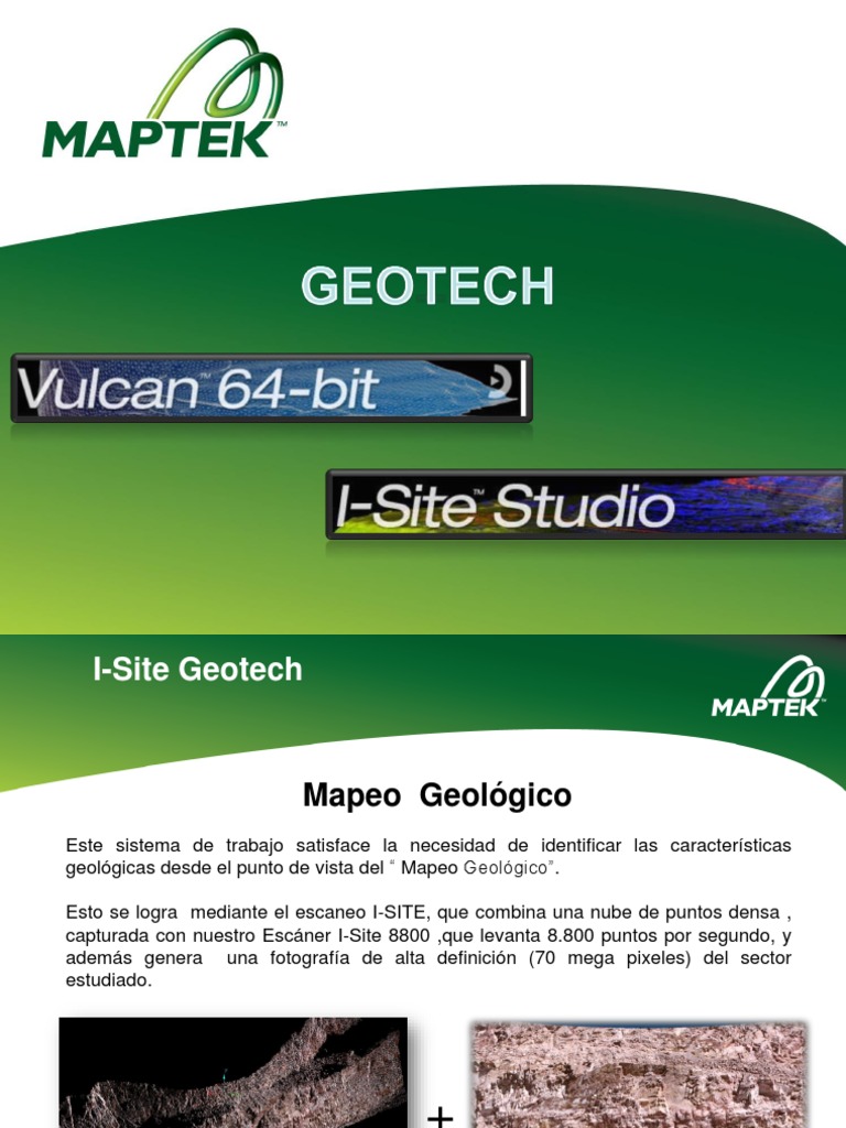 Vulcan+isite Geotech | PDF | Áreas de informática | Tecnología digital