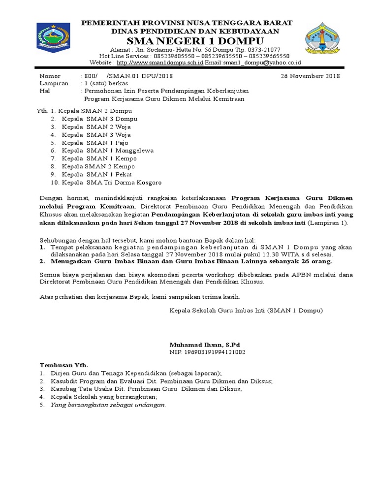 Surat Pendampingan | PDF