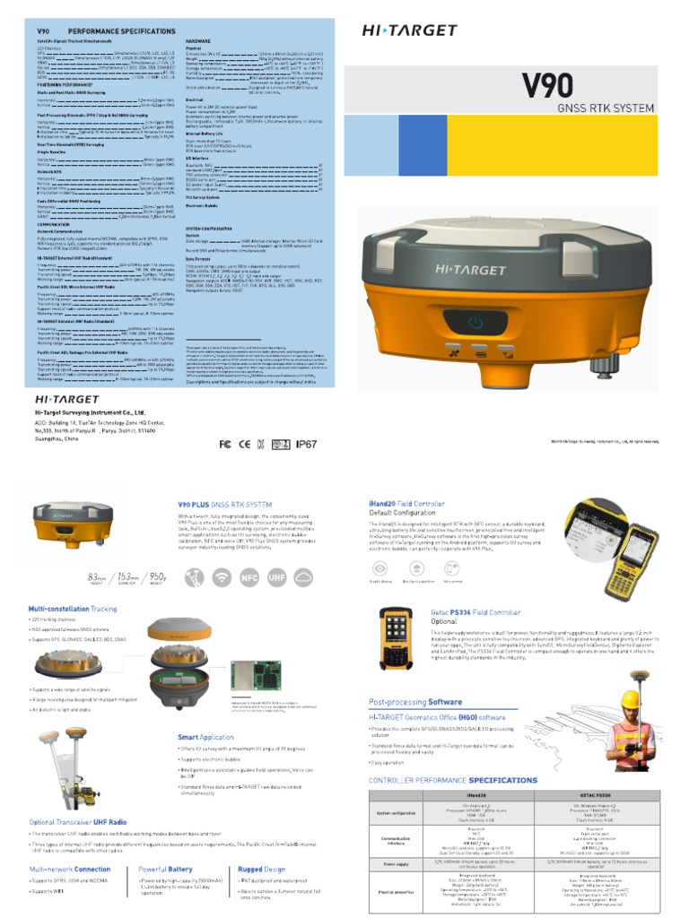 Hi-Target V90 Brochure | PDF