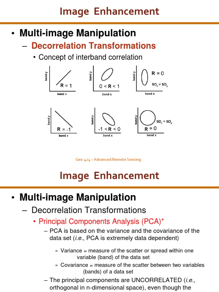GEO424 Lect11 PCA & TC PDF | PDF | Principal Component Analysis ...