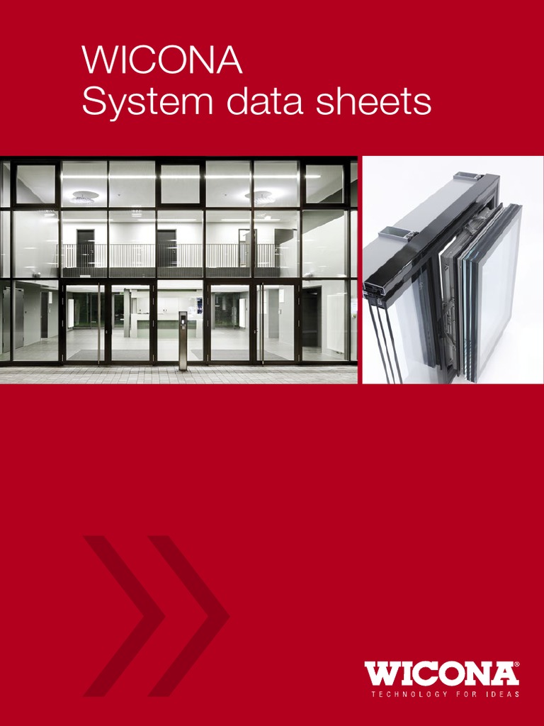 System Data Sheets | PDF | Building Insulation | Window