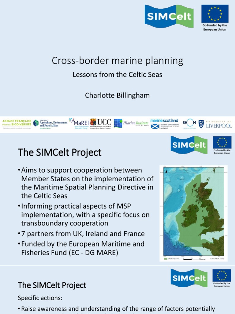 Charlotte Billingham Cross Border Marine Planning Lessons From The ...
