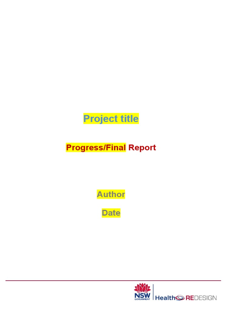 Project Title: Progress/Final Report | PDF | Computing | Business