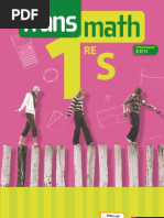 Manuel Maths Barbazo 1ere - Hachette 2019 | PDF