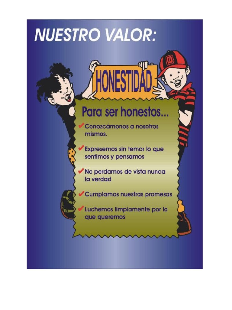 Qué Es La Honestida | PDF | Verdad | Amor