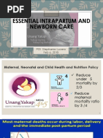 EINC (Essential Intrapartum and Newborn Care) | PDF | Nipple | Breastfeeding