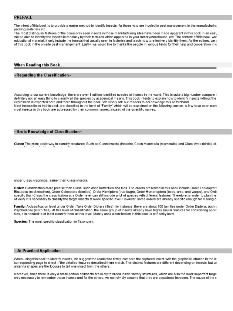 Insect Identification for Pest Management | PDF | Fly | Beetle