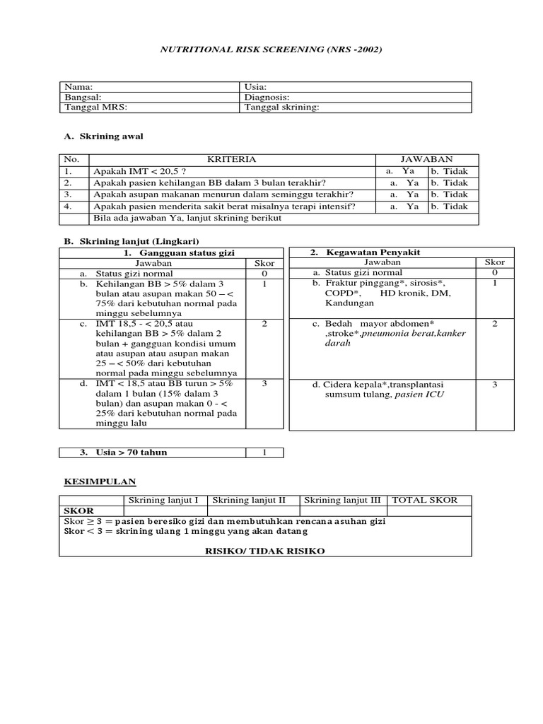 Skrining Nrs 2002 Pdf