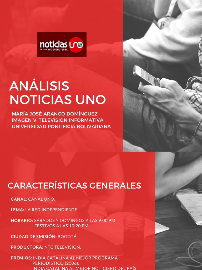 Análisis del Noticiero Noticias Uno | PDF | Internet | Periódico Y Revista